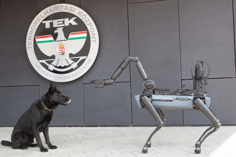 Spot, a TEK robotkutyája | A Rendőrség hivatalos honlapja